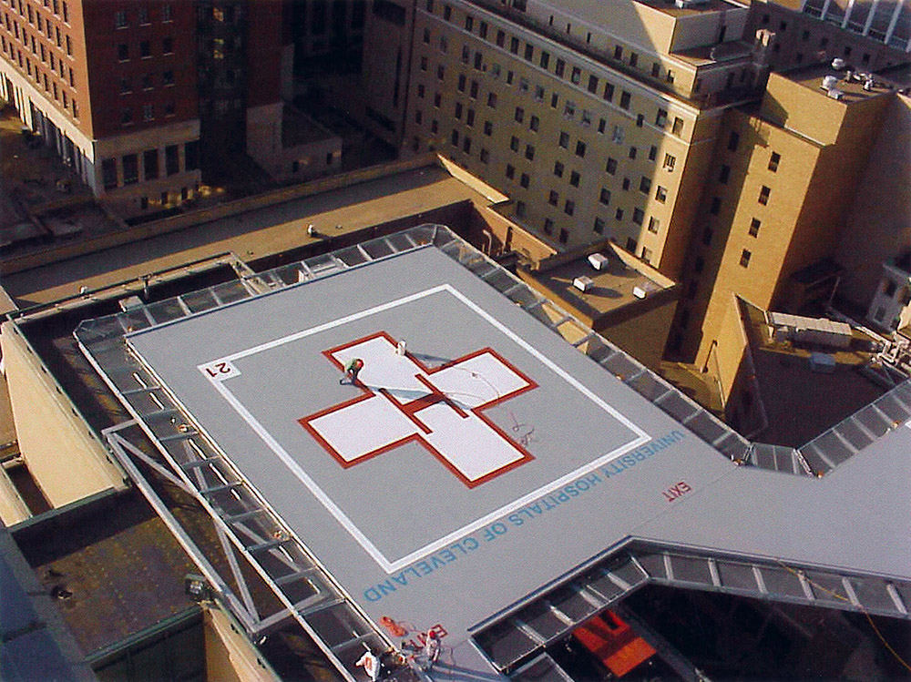 Dependable Painting Company » University Hospitals Helipad